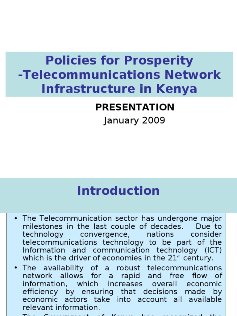 Network Infrastructure Presentation | PDF | Telecommunication ...
