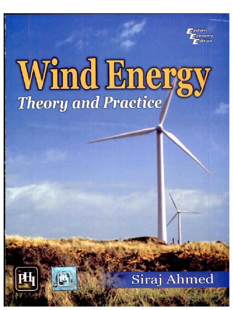 Wind Energy - Theory and Practice, 1 - e | PDF