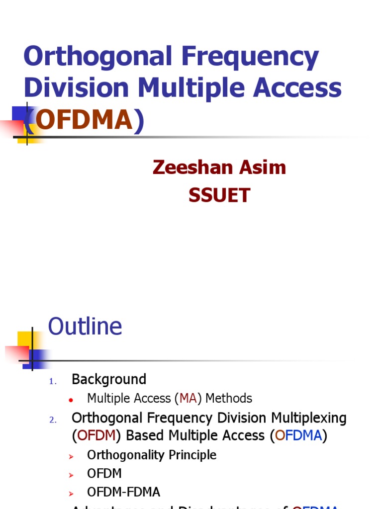 Chapter 5 TDMA FDMA CDMA OFDMA Reading Assignment Solution | PDF ...