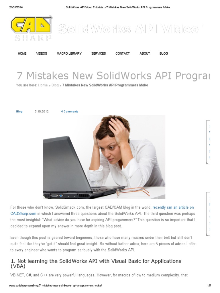 SolidWorks API | PDF | Application Programming Interface | Visual Basic For Applications