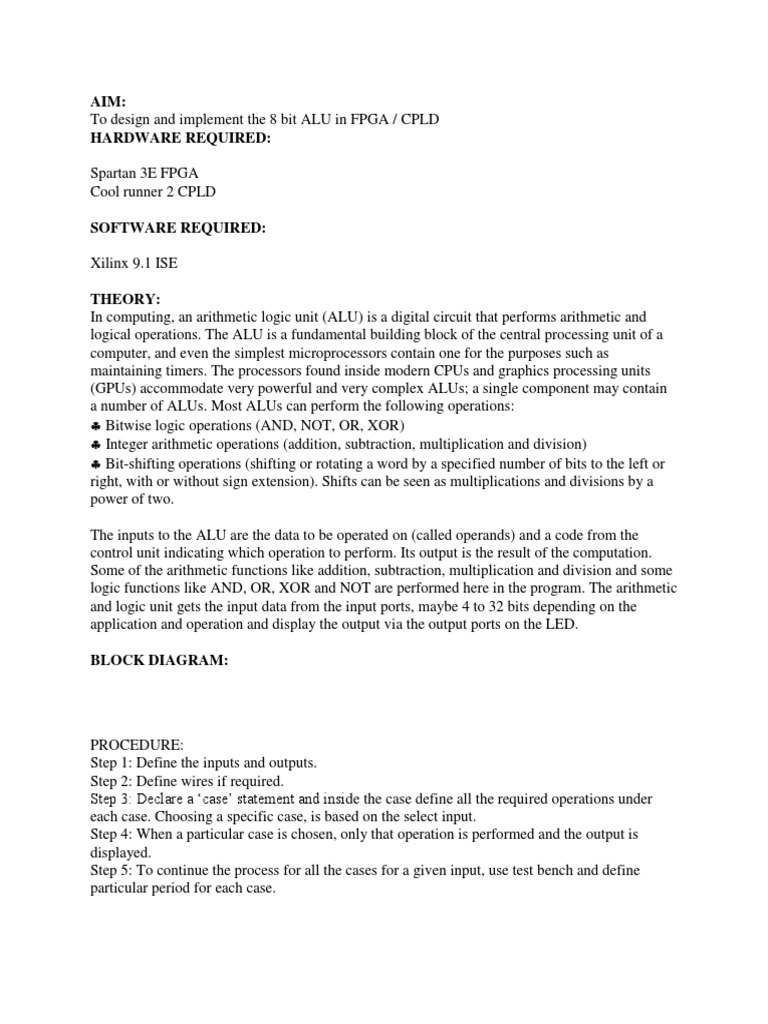 Aim: Hardware Required | PDF | Central Processing Unit | Computer ...