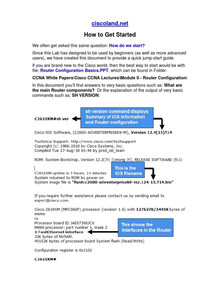 Getting Started with Cisco Networking: A Comprehensive Guide to Navigating the Cisco CCNA Lab ...