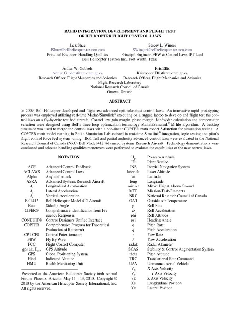 Flight Simulation | PDF