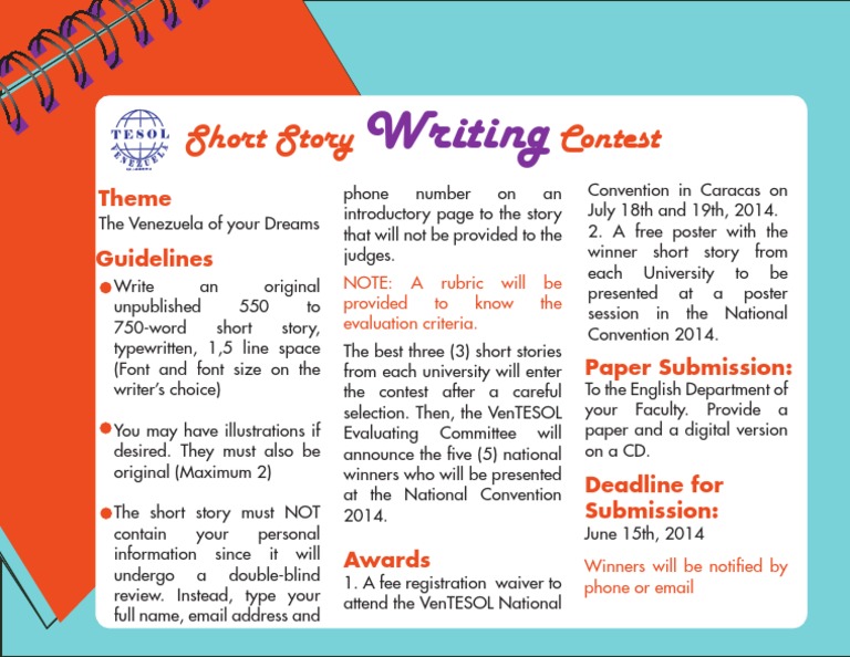Short Story Contest Guidelines 2014 | PDF