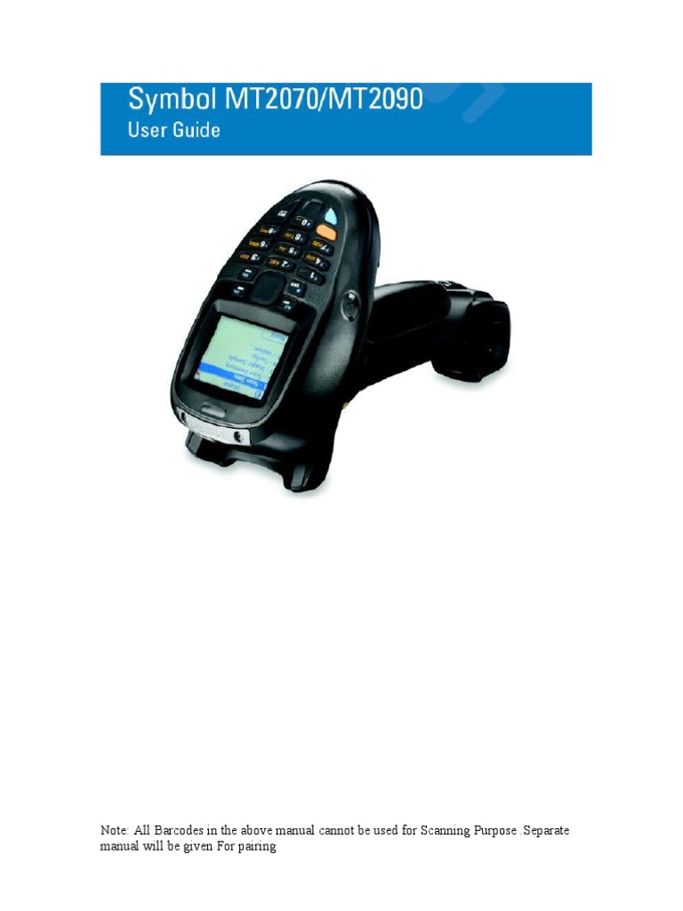 MT2000 Scanner Configuration BI | PDF | Barcode | Image Scanner