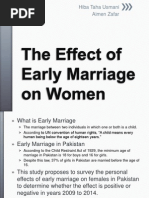 Effects of Early Marriage on Families | PDF | Child Marriage | Marriage