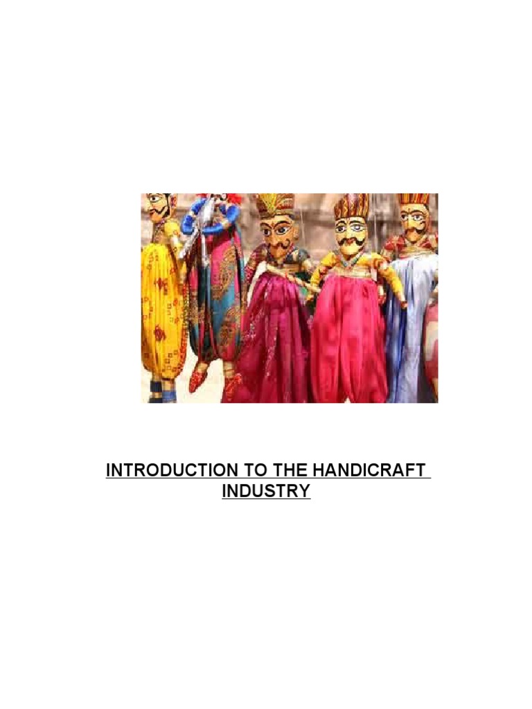 Introduction To The Handicraft Industry001 | PDF | Exports | Crafts