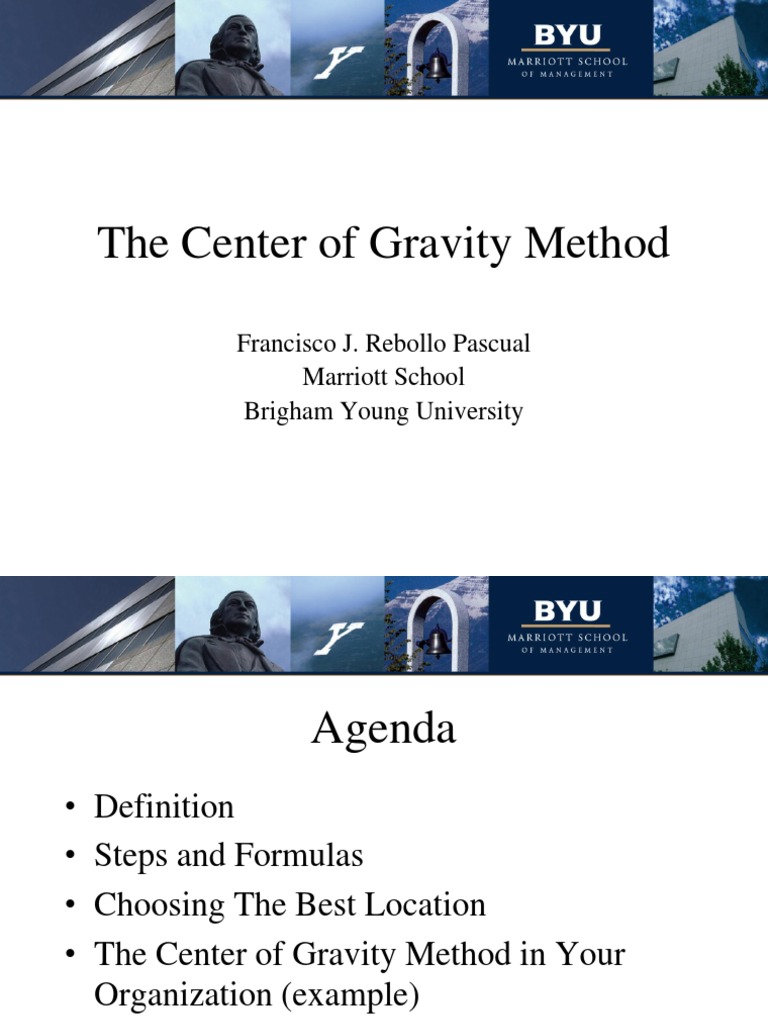 Center of Gravity Method | PDF | Center Of Mass | Areas Of Computer Science