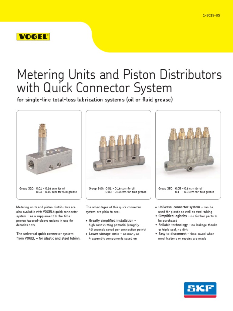 Metering Units and Piston Distributors | PDF | Mechanical Engineering ...