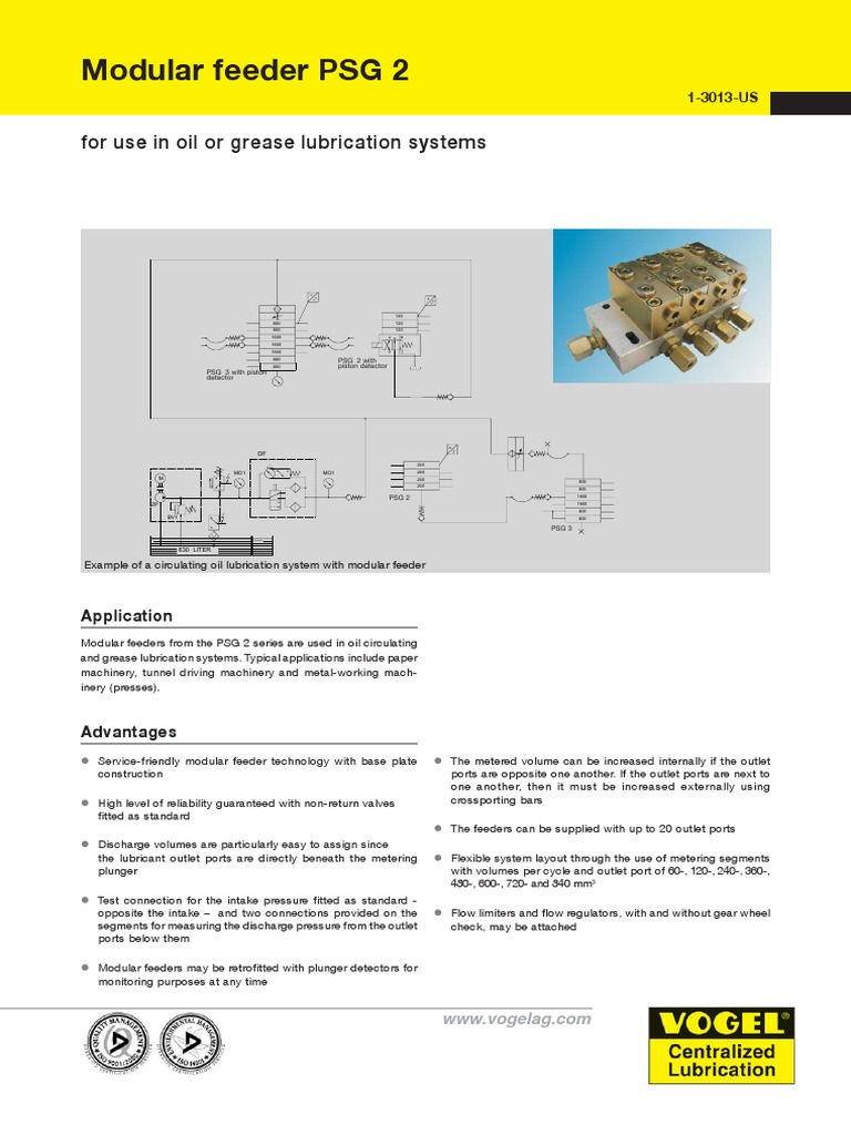 Modular Feeder PSG 2 | PDF | Valve | Electrical Connector