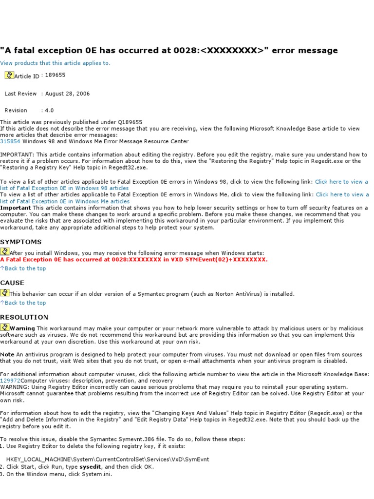 Blue Dump Error6 | PDF | Windows Registry | Computer Virus