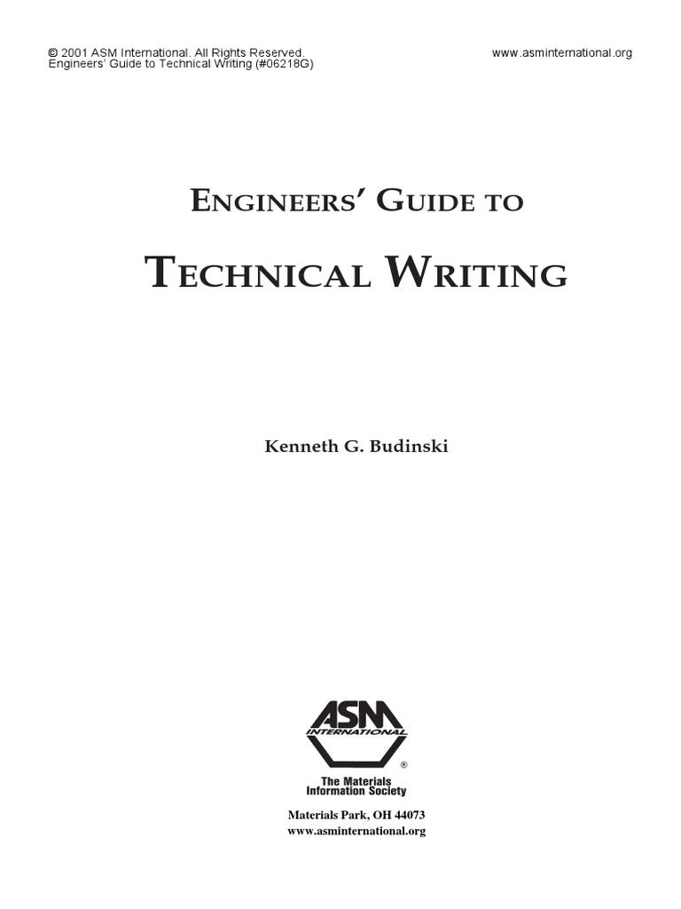 Engineers - Guide To Technical Writing | PDF | Copyright | Trademark