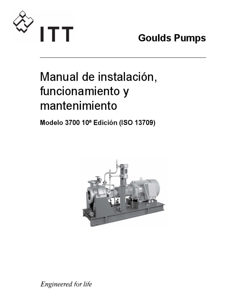 Manual de Instalación, Funcionamiento y Mantenimiento de Bombas | Bomba ...