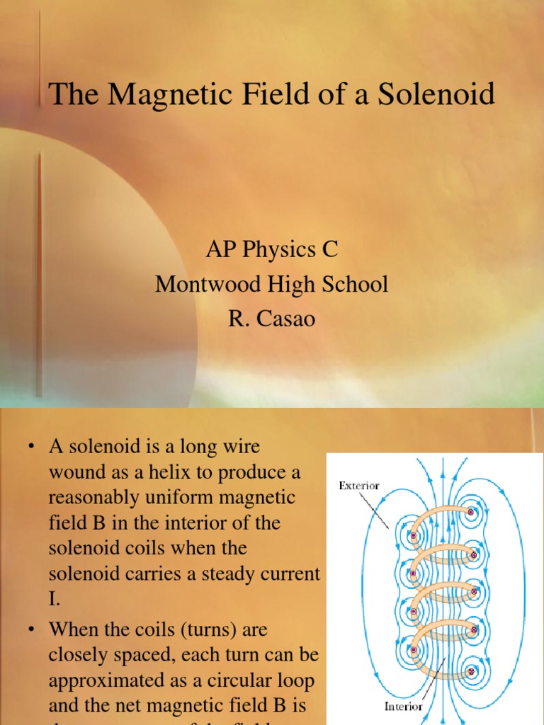 The Magnetic Field of A Solenoid | PDF | Magnetic Field | Rectangle