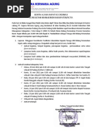 Contoh Format Risalah - Notulen Rapat KM 41-2021 Sampel | PDF