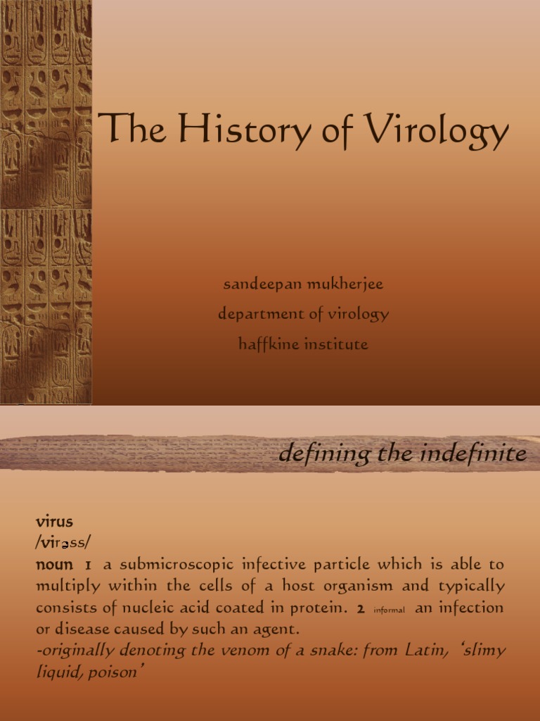 History of Virology | PDF | Virology | Virus