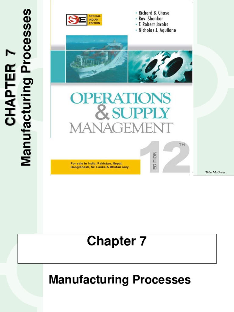 Manufacturing Processes | PDF | Industries | Production And Manufacturing