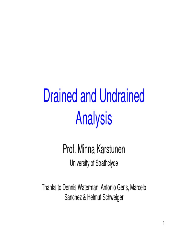 Rak-50 3149 F. l6 - Drained Undrained Analysis | PDF | Classical ...