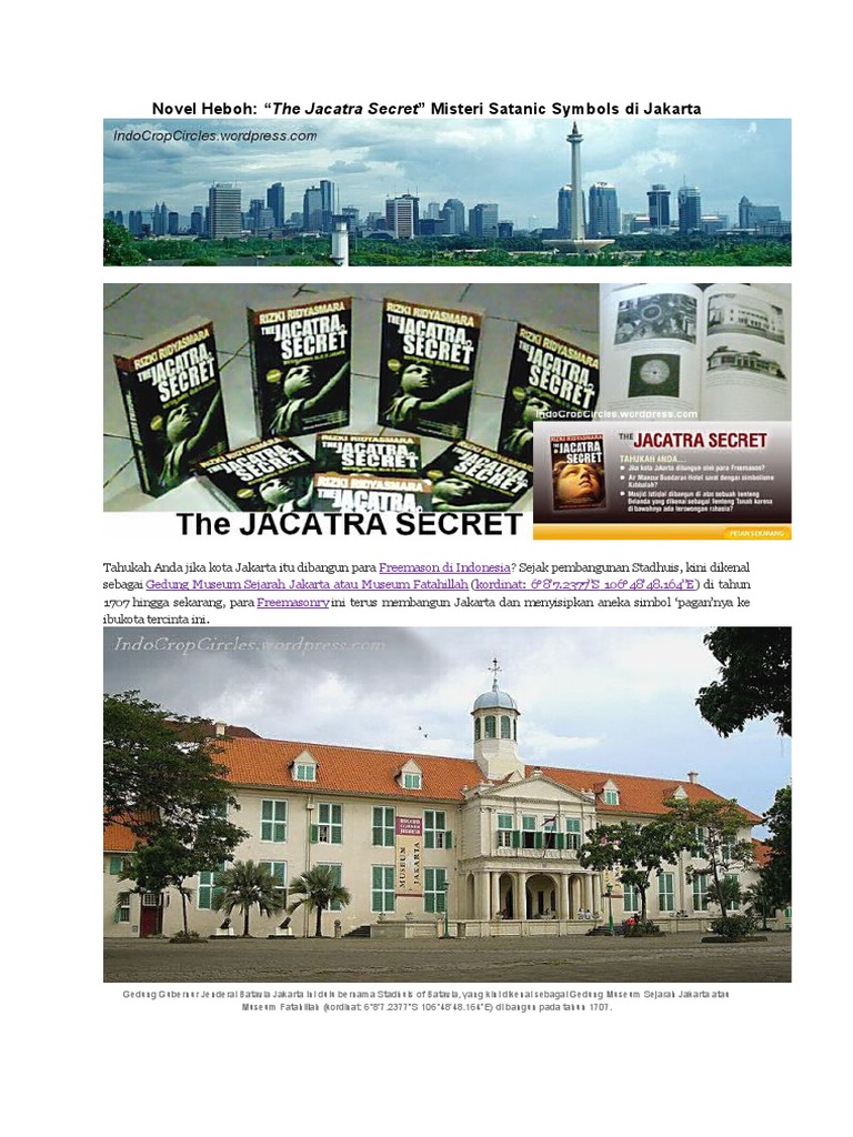 The Jacatra Secret - Misteri Satanic Symbols Di Jakarta | PDF