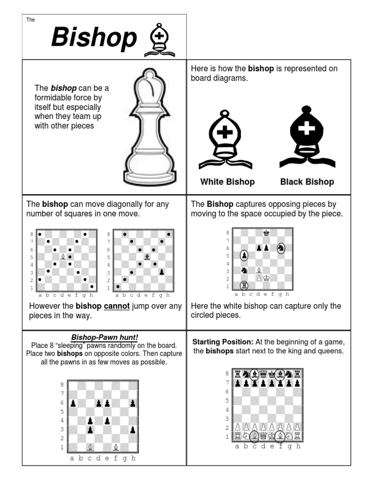 Bishop: White Bishop Black Bishop | PDF
