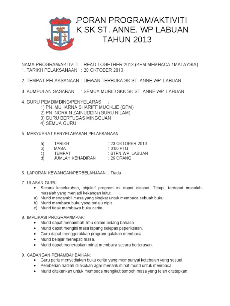 Contoh Laporan | PDF
