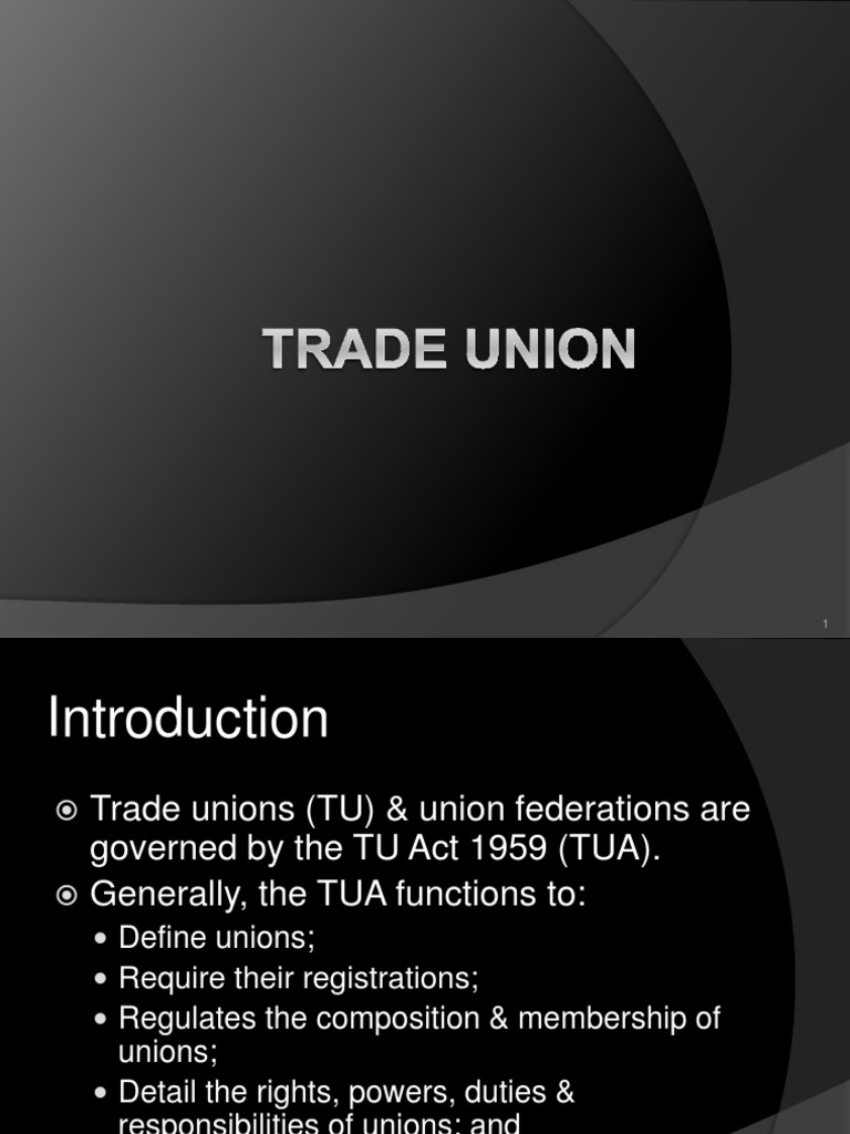 Trade Union | PDF | Trade Union | Collective Bargaining