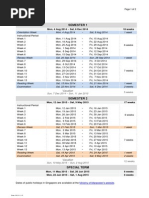 NTU Academic Calendar 2025-2027 | PDF | Observances | Holidays
