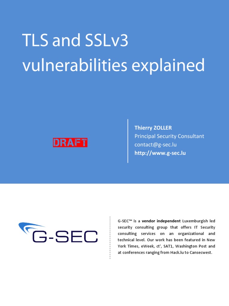 TLS & SSLv3 renegotiation vulnerability explained | Transport Layer ... TLS & SSLv3 renegotiation vulnerability explained | Transport Layer ...