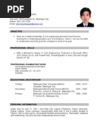 Resume & PRC License | PDF | Nursing | Occupational Safety And Health