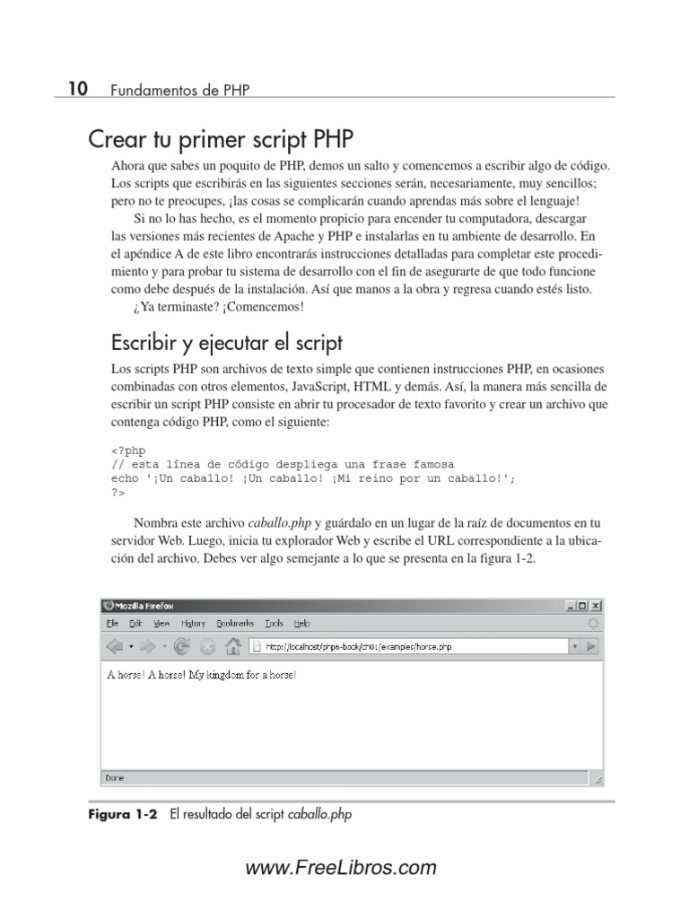 Crear Tu Primer Script PHP | PDF | Php | Servidor web