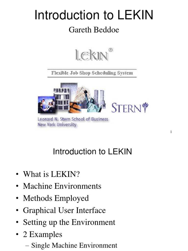 Lekin | PDF | Scheduling (Computing) | Areas Of Computer Science