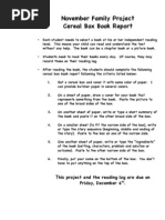 Pizza Box Book Report Instructions | PDF | Paragraph