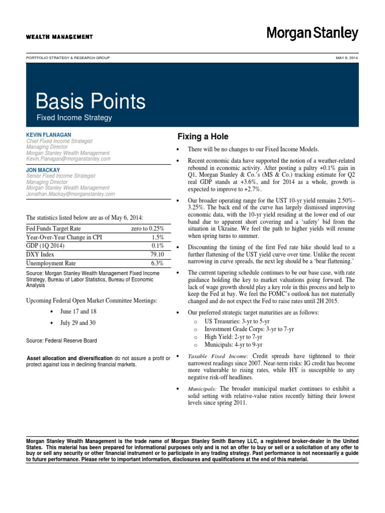 Basis Points Fixed Income Strategy | PDF | Mortgage Backed Security ...