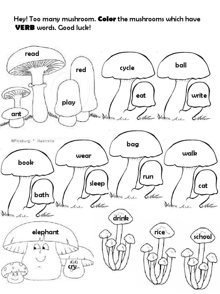 Nouns for Action Verbs Activity | PDF | Language Arts & Discipline
