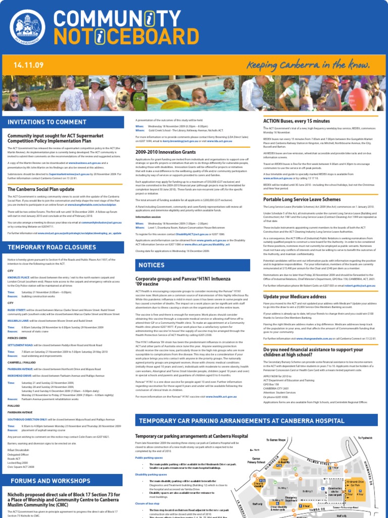 Community Notice Board | PDF | Influenza | Public Health