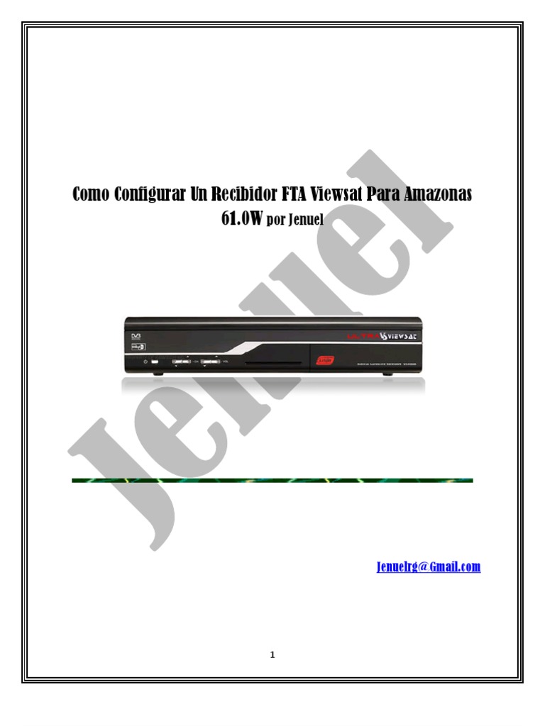 Configura tu Viewsat para Amazonas | PDF | Control remoto | Radio