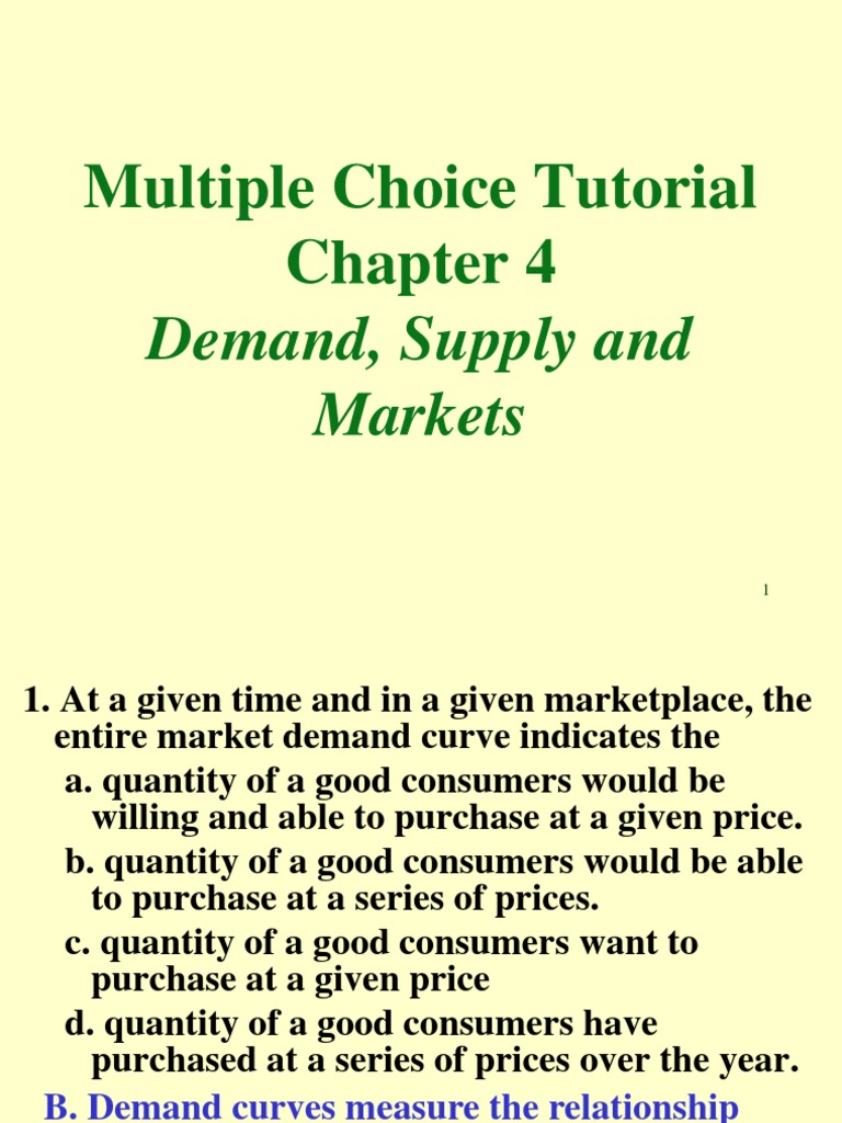 Demand and Supply Dynamics Explained | PDF | Supply (Economics ...