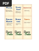 Bolt Action Solo Play Cards | PDF | Infantry | Wars & Military
