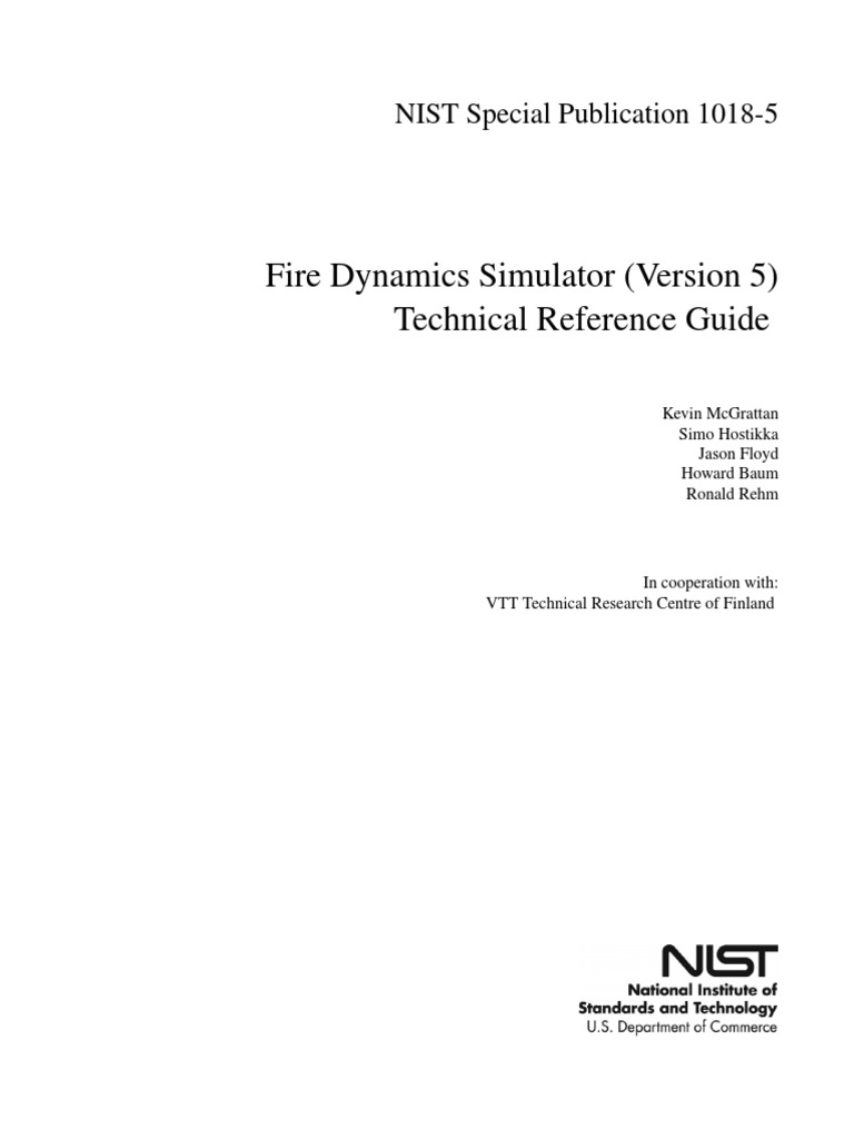 Fire Dynamics Simulator Technical Manual | PDF | Computational Fluid ...