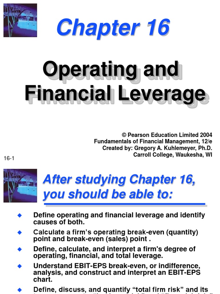 Leverage - Operating & FInancial | PDF