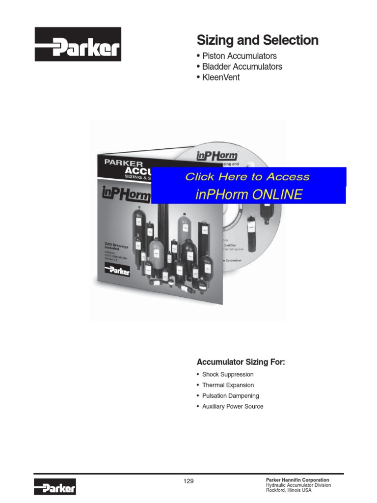 Sizing and Selection - Parker | PDF | Pump | Valve