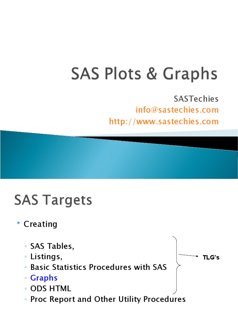 SAS Slides 9: Plots and Graphs | Download Free PDF | Sas (Software ...