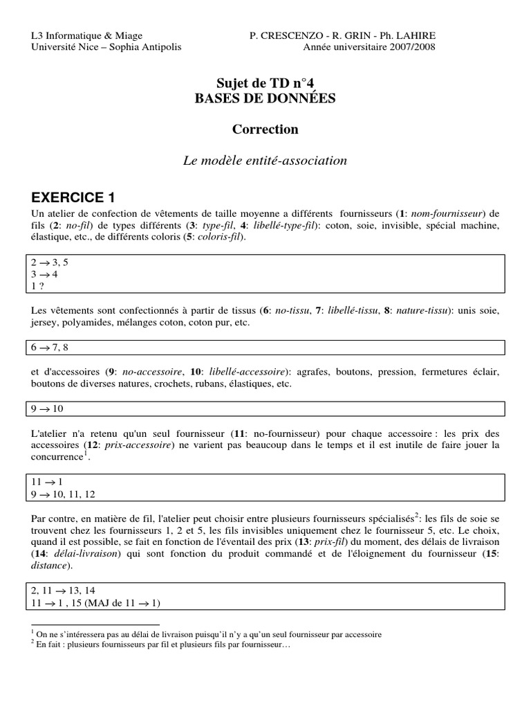 Correction TD4 | PDF | Informatique et technologies de l'information | Science
