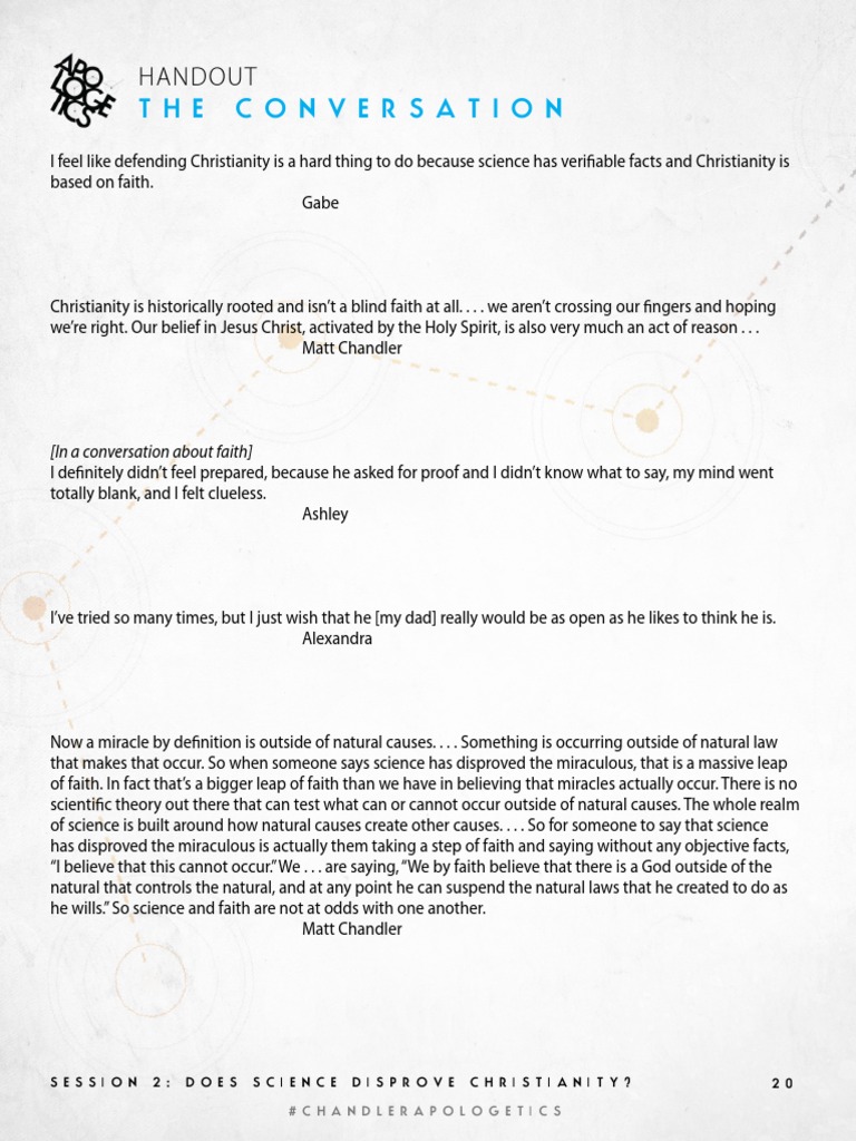 The Conversation: Handout | PDF