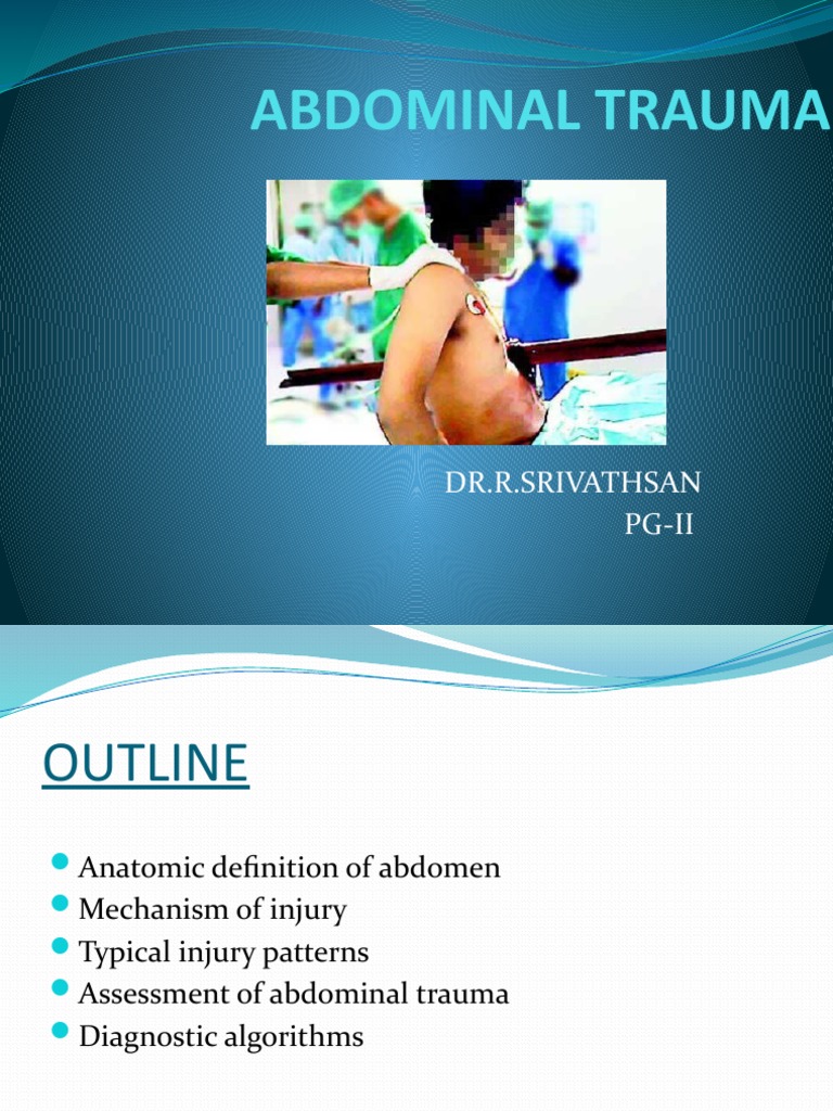 Abdominal Trauma Assessment and Management | PDF | Abdomen | Peritoneum