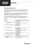 Detailed Logistics Plan | PDF | Logistics | Business