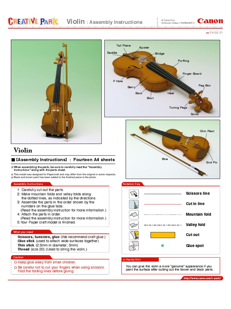 Violin 01 I e A4 | PDF | Violin | String Instruments