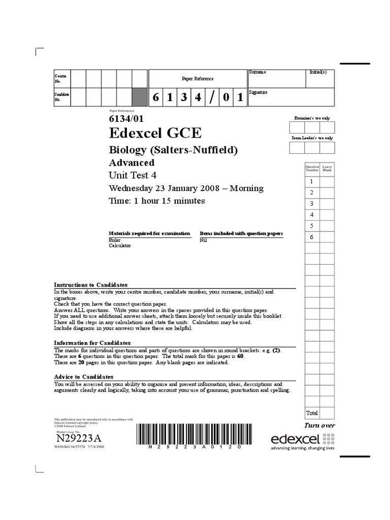 All Biology Past Papers: Edexcel | PDF | Virus | Vaccines
