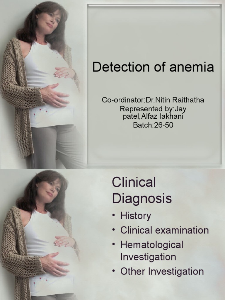 Detection of Anemia | PDF | Anemia | Medicine