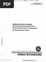 AGMA - Gear Tooth Surface Texture With Fuctnional Considerations | PDF